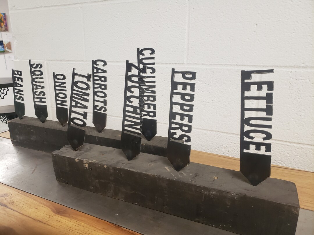 Metal Garden Markers, Garden Stakes Garden Labels, Veggie Labels Stakes ...
