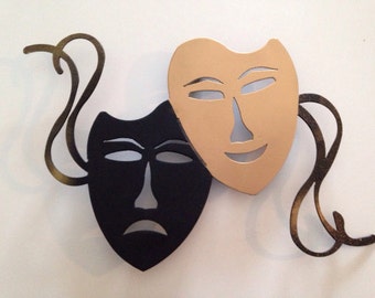 Comedy Tragedy Masks | Etsy