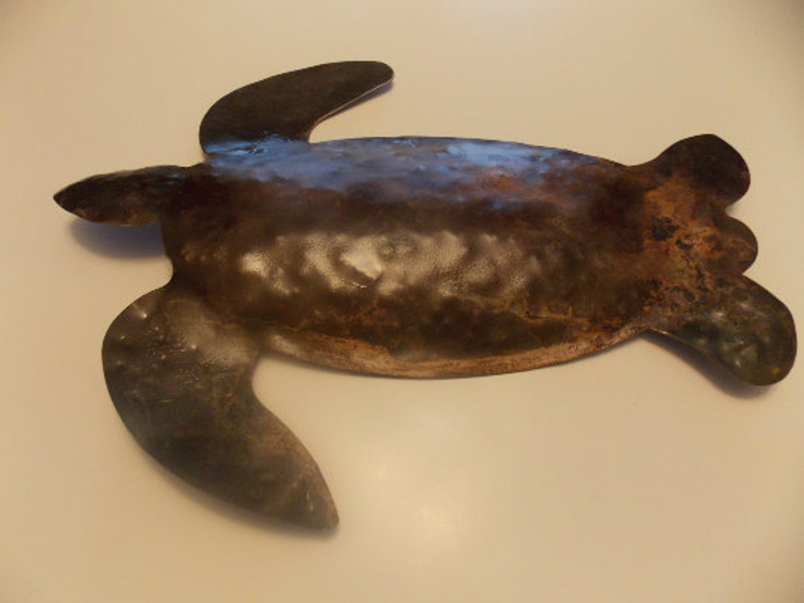 Custom Sea Turtle Metal Sculpture Handcrafted and Shaped - Etsy