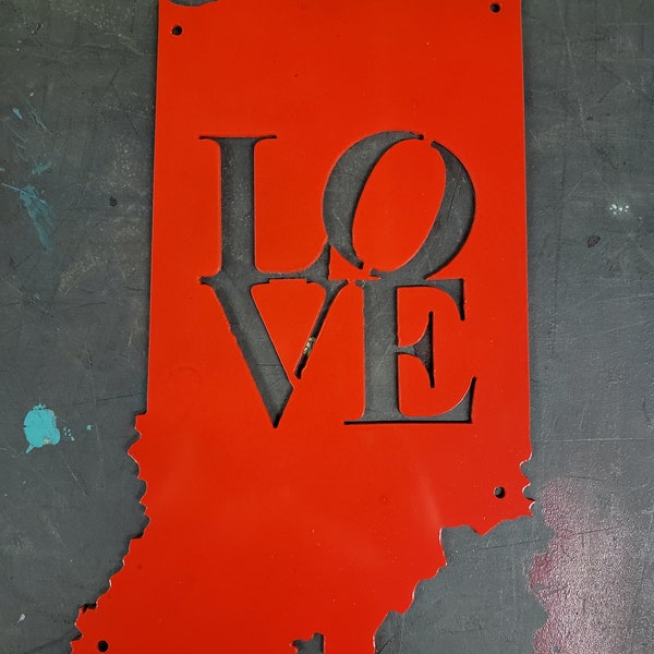 Indiana Home Sign - Etsy
