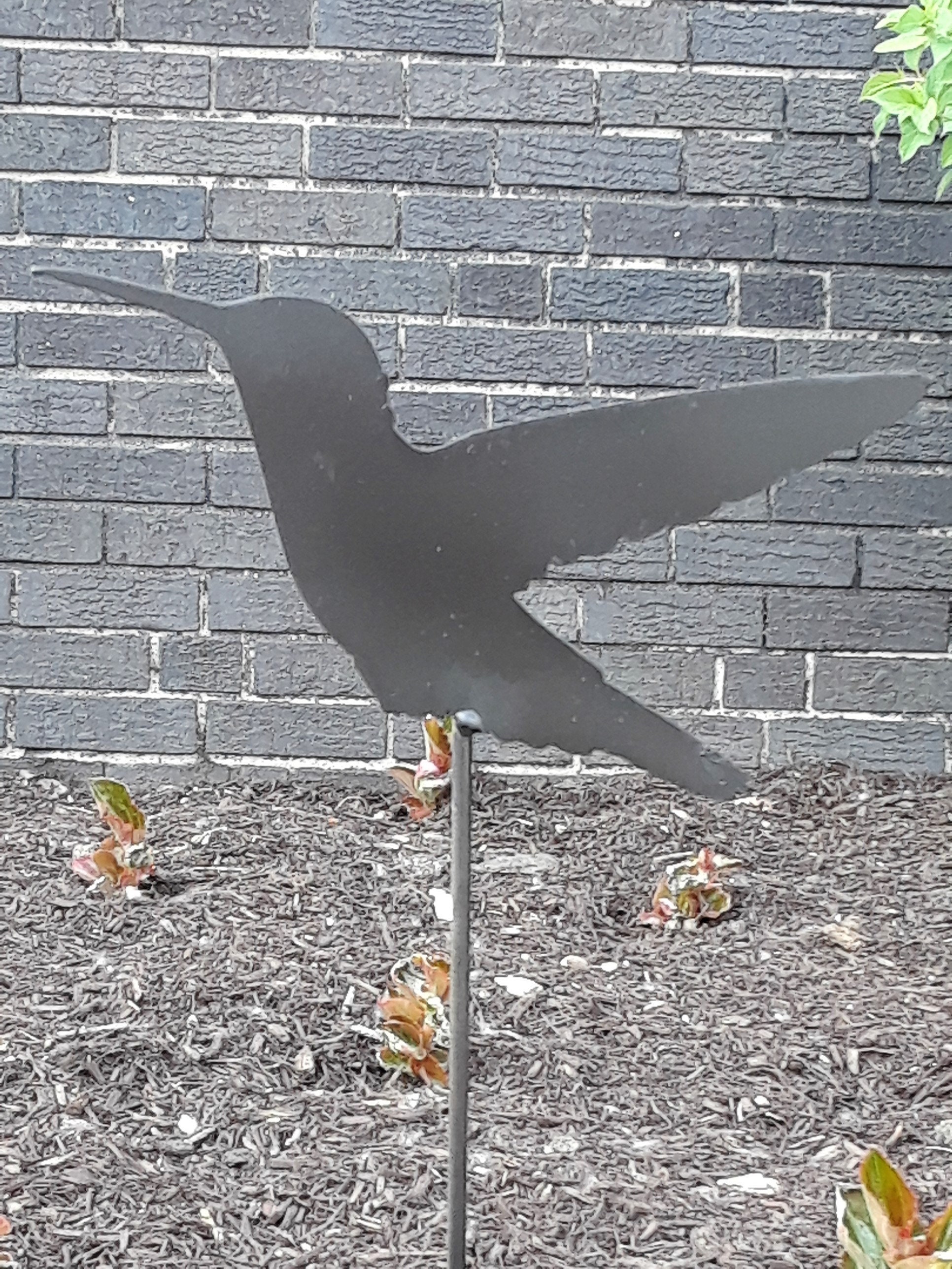 Custom Metal Hummingbird Yard or Garden Art 14g Steel Figure | Etsy