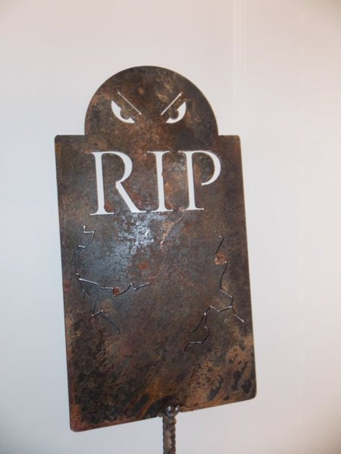 Headstone / Gravestone Metal R.I.P. RIP Halloween Decoration - Etsy