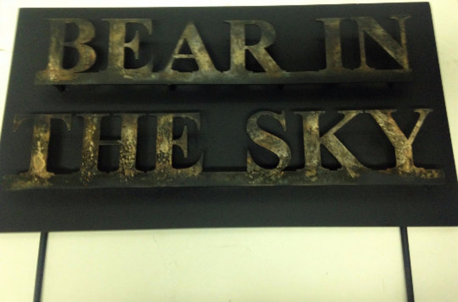 Custom Metal Sign With Floating Letters or Numbers - Etsy