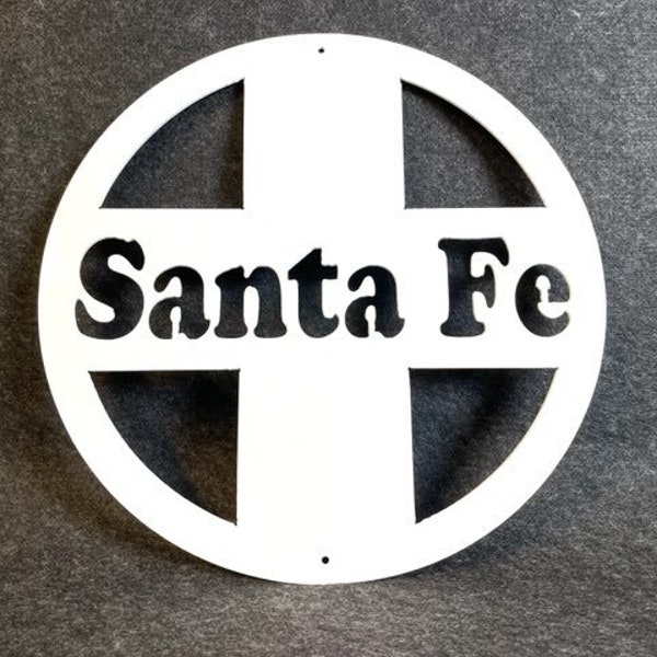 Santa Fe Rr Signs - Etsy