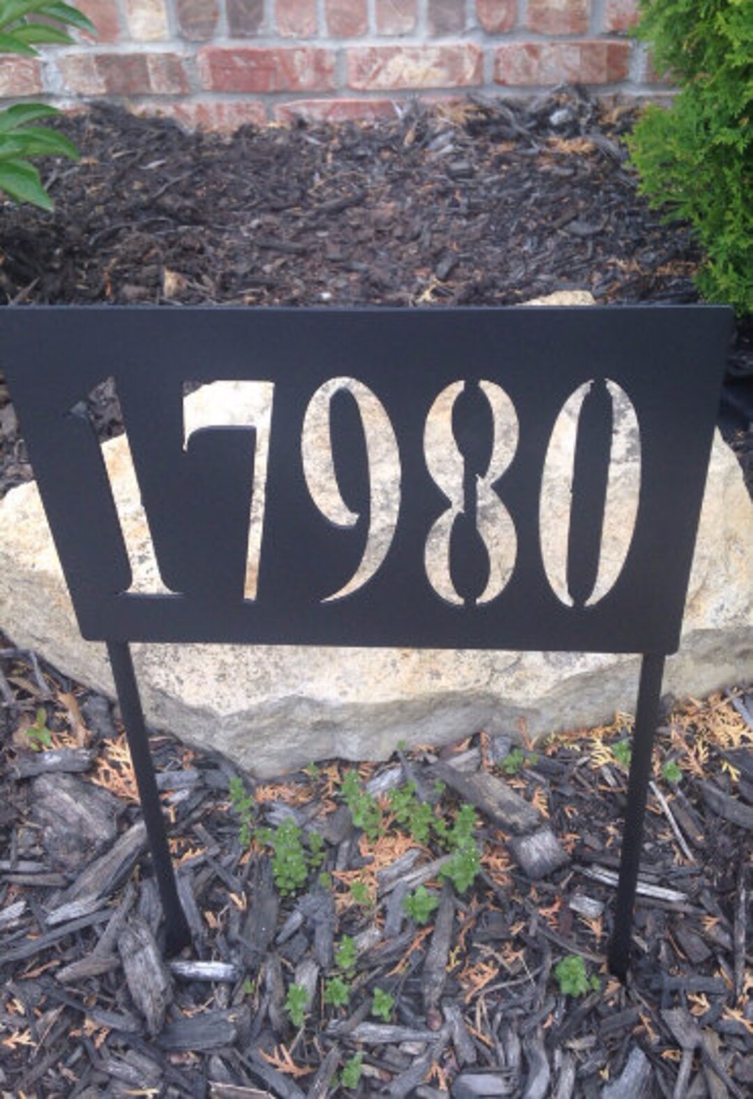 Custom Metal Fabricated Address Sign House Numbers Address Plaque ...