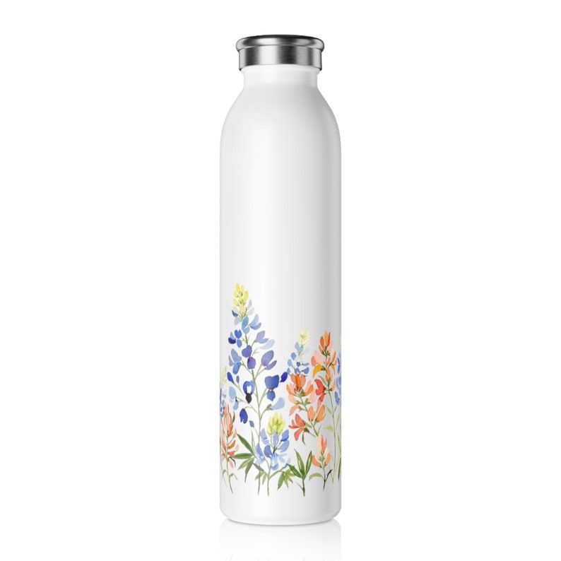 Slim Water Bottle - Etsy