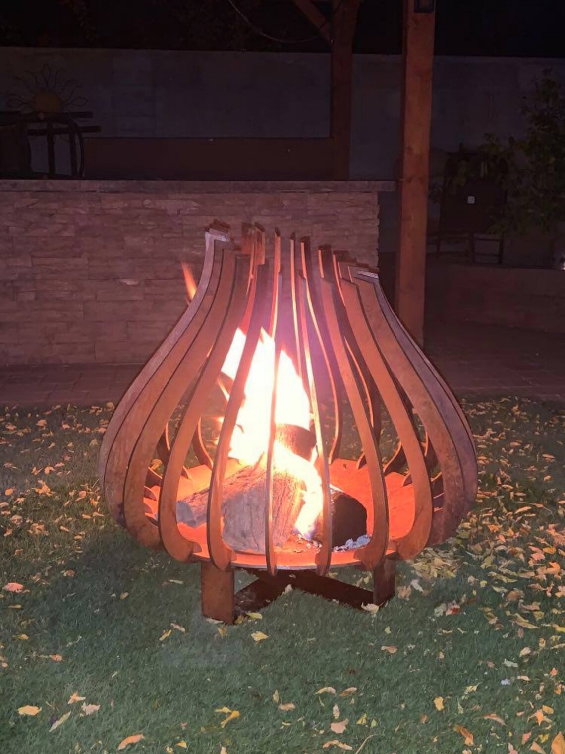 DXF and SVG Digital Files for 1/4 Plate Flame Fire Pit - Etsy