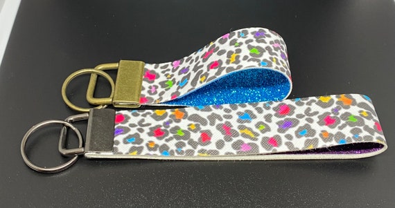 LF Themed Faux Leather Key Fobs Two Sizes Available Blue HTV | Etsy