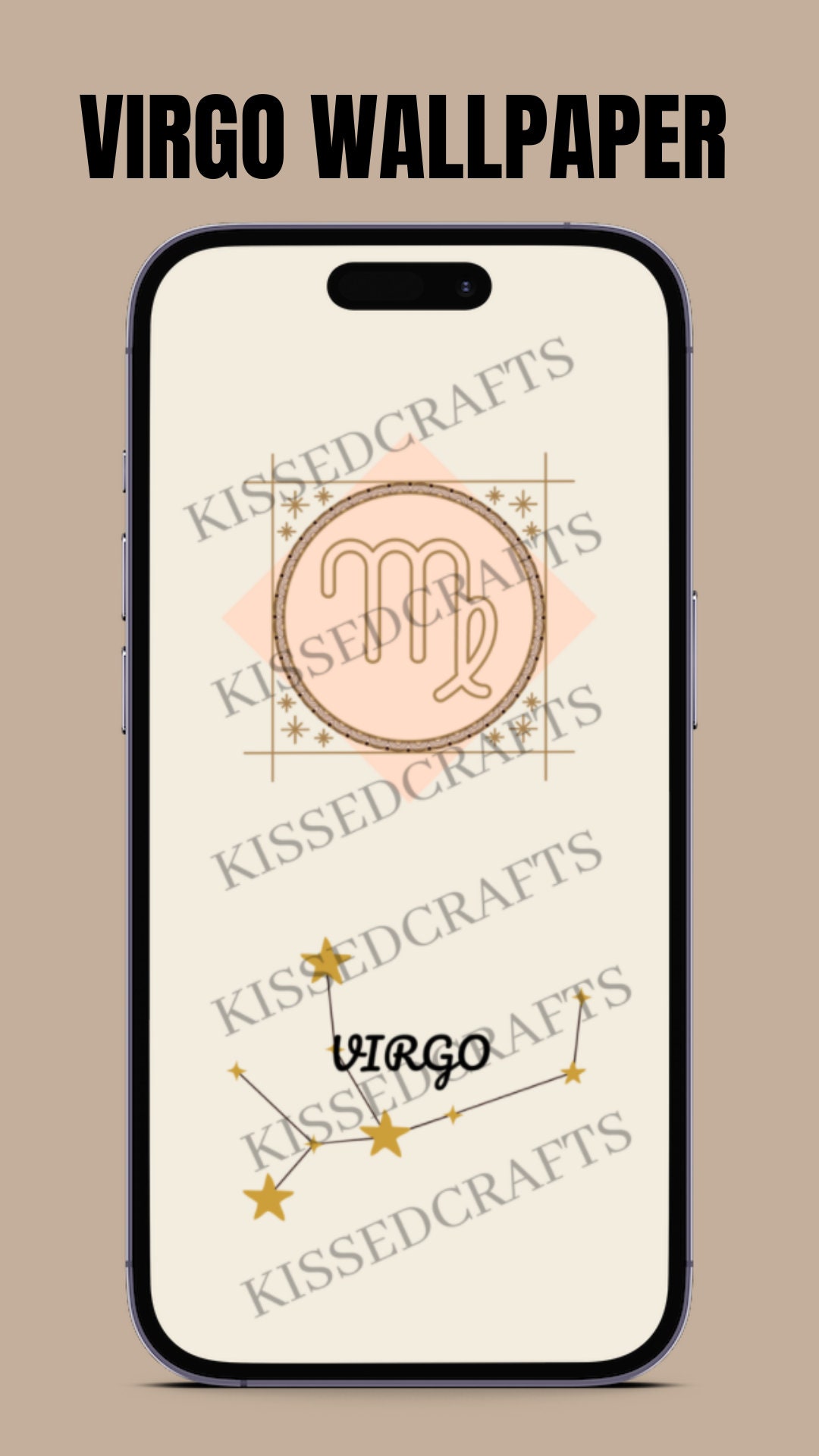 Virgo Zodiac Sign and Constellation iPhone 11 Pro Wallpaper iPhone Lock ...