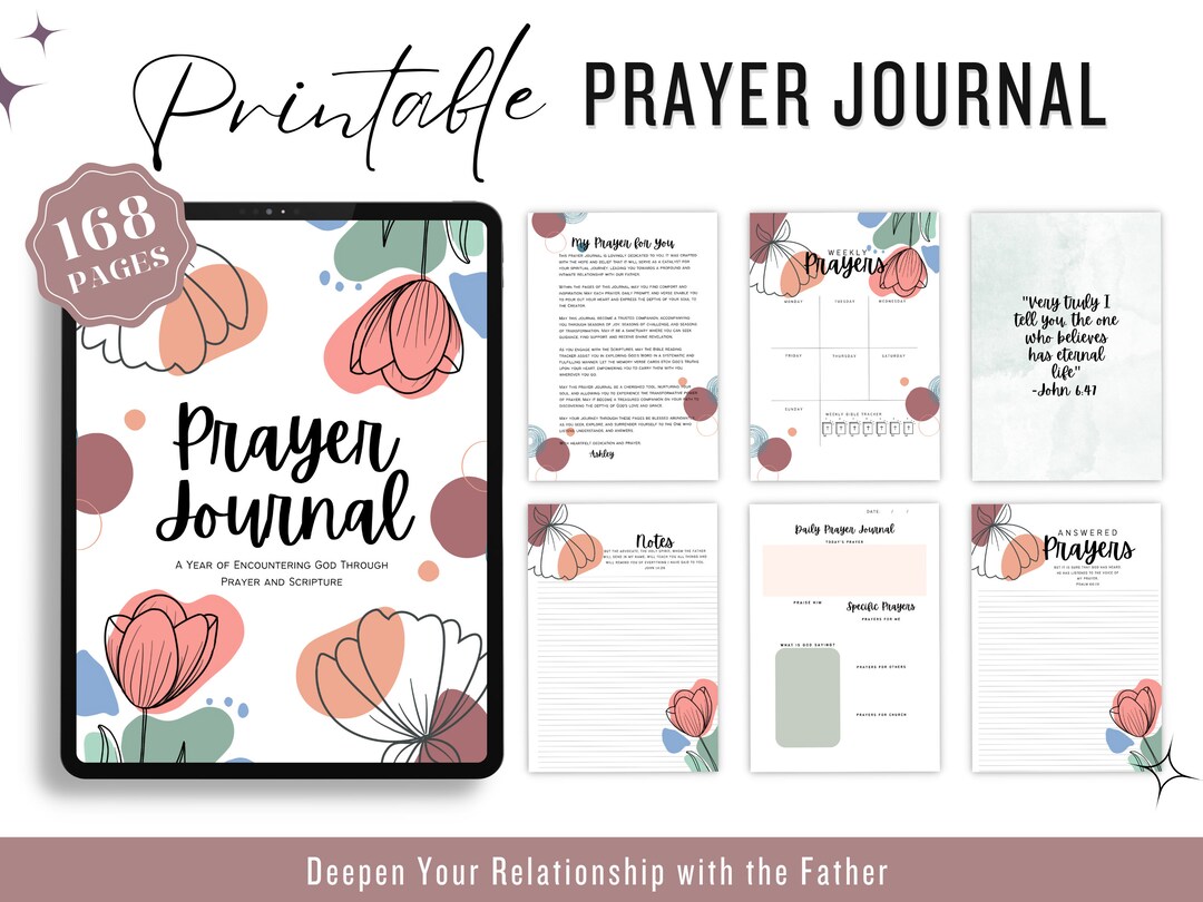 Prayer Journal: 12 Weeks of Encountering of God Through Prayer, Prayer ...