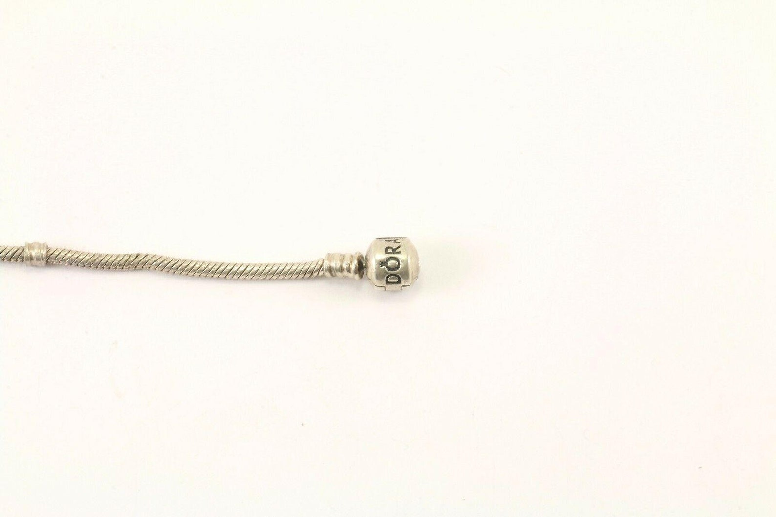 Vintage Pandora Plain Charm Bracelet Sterling Silver Br 38 - Etsy