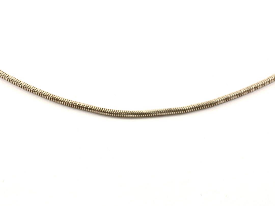 Vintage 18 Inch Snake Style Chain Necklace 925 Sterling Silver NC 126-E ...