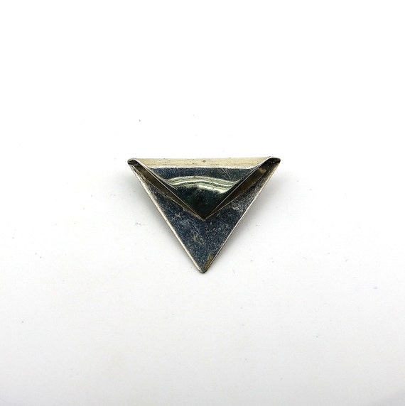 Vintage Mexico Plain Simple Large Shiny Triangle Geom… - Gem