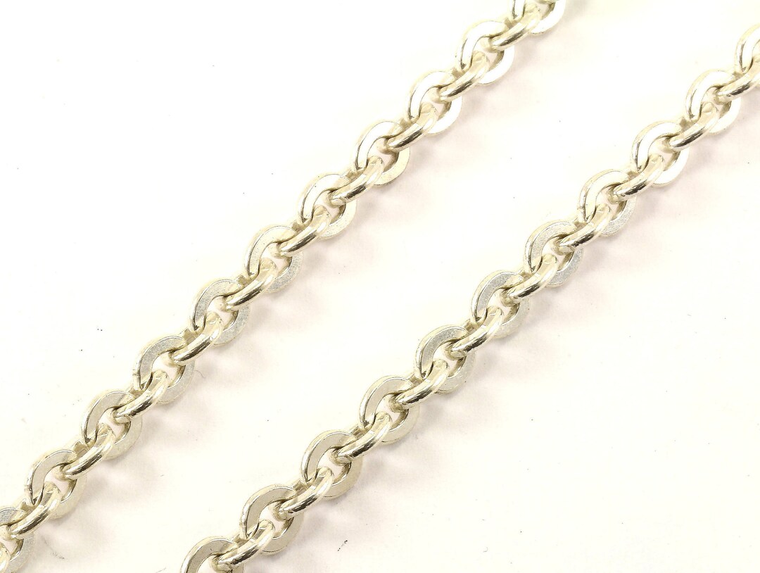 Vintage 20 Inch Cable Design Chain Necklace 925 Sterling Silver NC 1051 ...