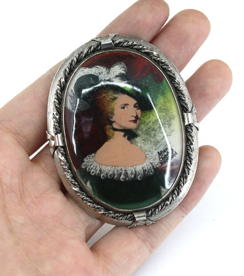 Vintage Art Deco 18th Century Portrait ''after Charles Bestland" 1930s ...