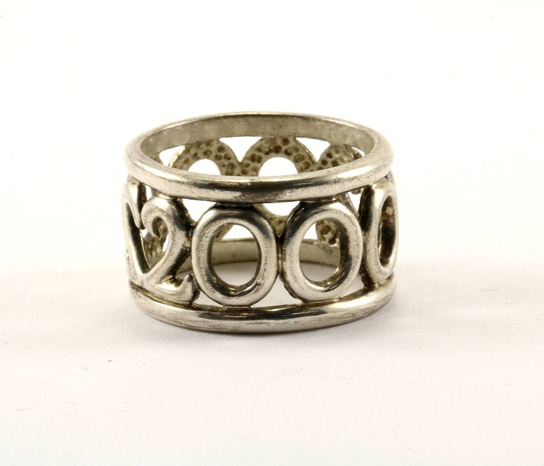 Vintage Size 8.25 Millenium Design Ring 925 Sterling Silver RG 2717 ...
