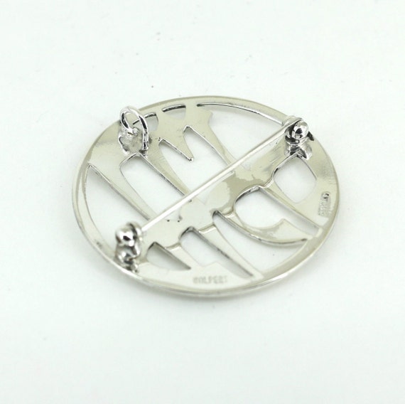 Vintage Ludwig Wolpert Hebrew Letter Eternal Life Pin… - Gem