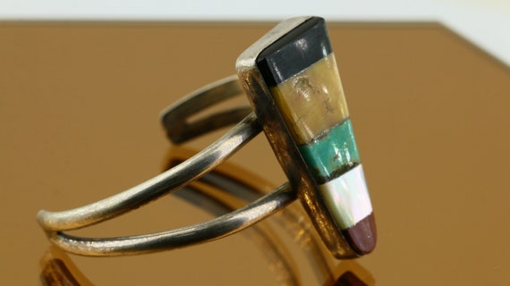 Native American Navajo Multi Stone Triangle Shape Fro… - Gem