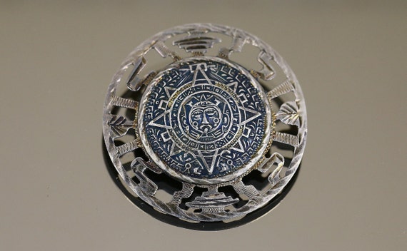 Vintage Beautiful Mexico Inca Peru Maya Calendar Trib… - Gem