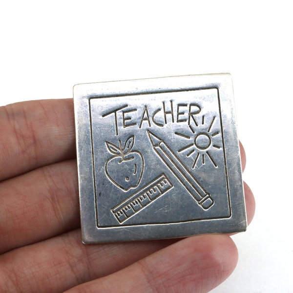 Teacher Brooch - Etsy
