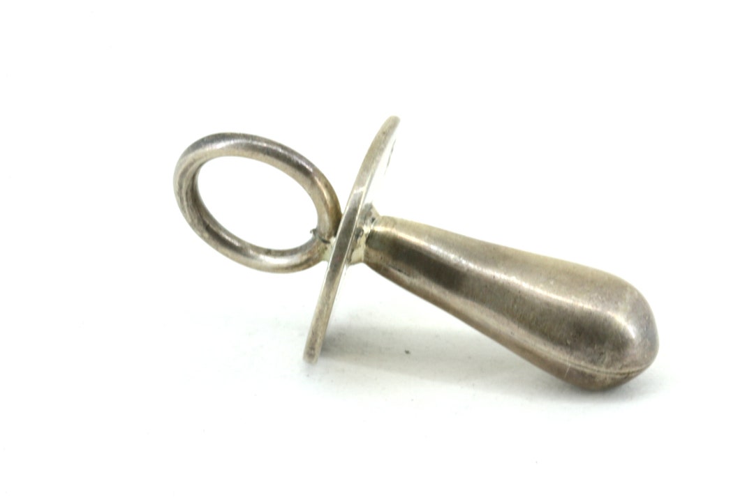 Vintage Baby Pacifier Pendant Silver 925 Sterling Pendant | PD 2138 - Etsy