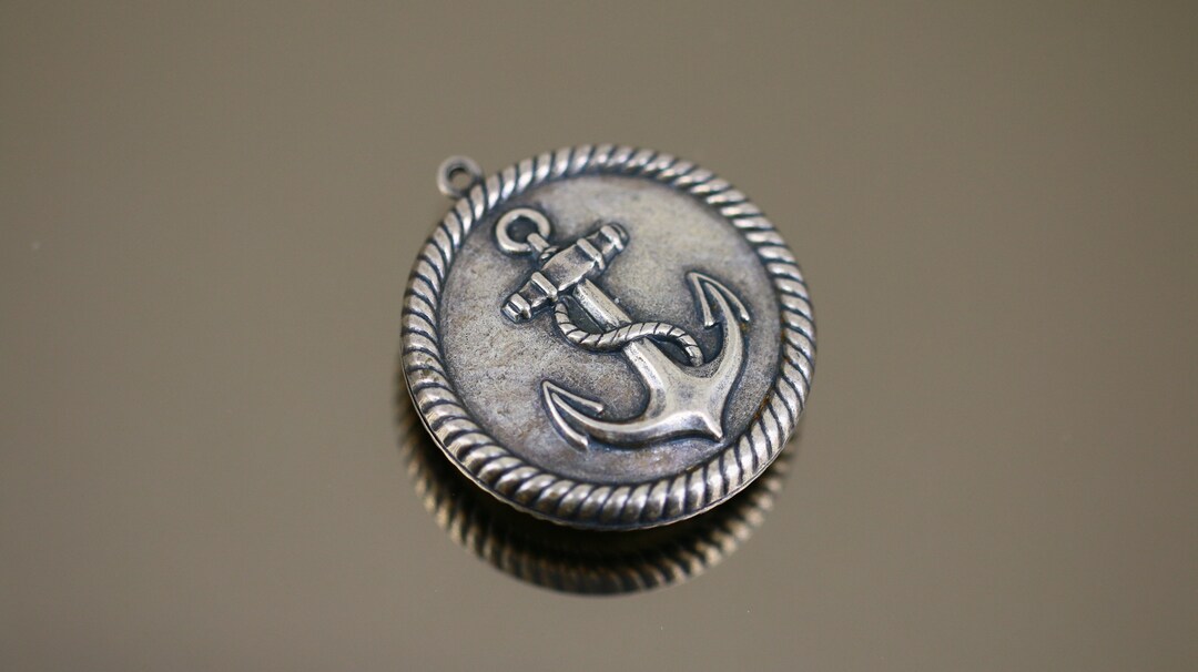 Vintage Beautiful Anchor Hope Salvation Composure Symbol Pendant 925 ...
