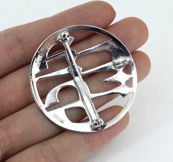 Vintage Ludwig Wolpert Hebrew Letter Eternal Life Pin… - Gem