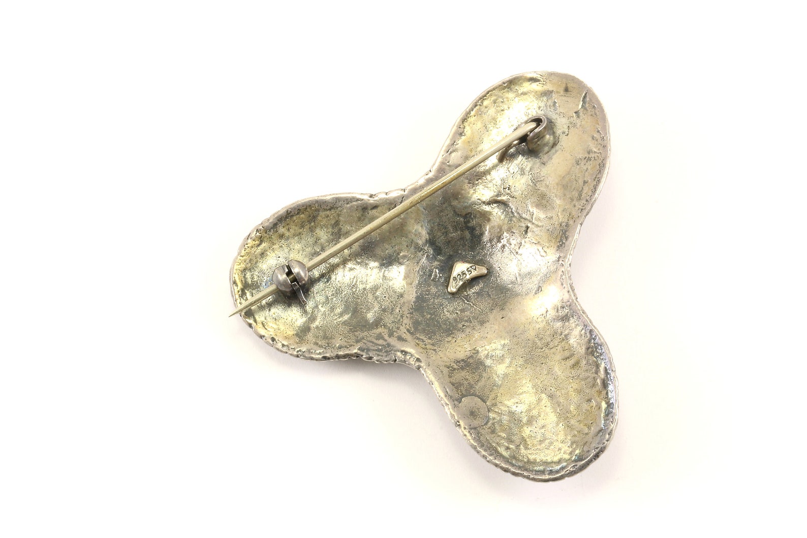 Vintage Beautiful Triquetra Trinity Design Pin/brooch 925 Sterling BB ...