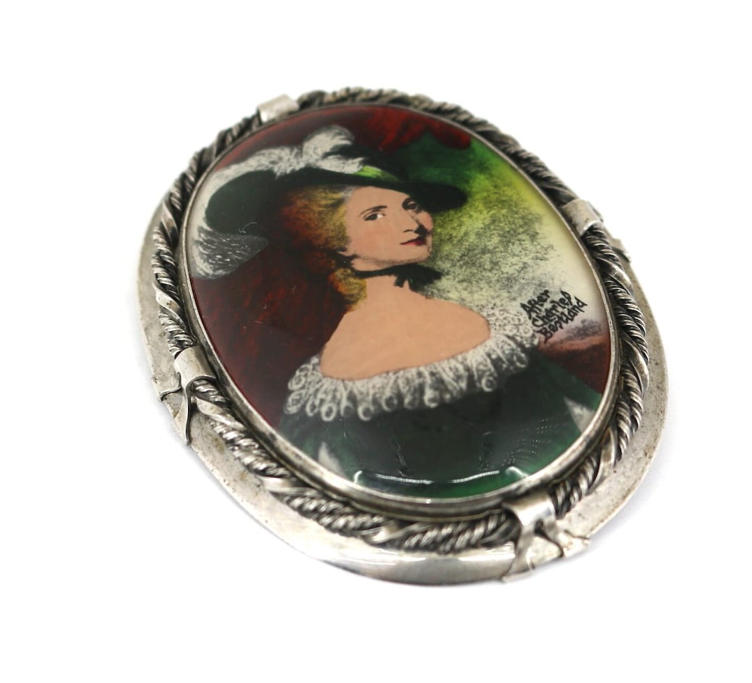 Vintage Art Deco 18th Century Portrait ''after Charles Bestland" 1930s ...