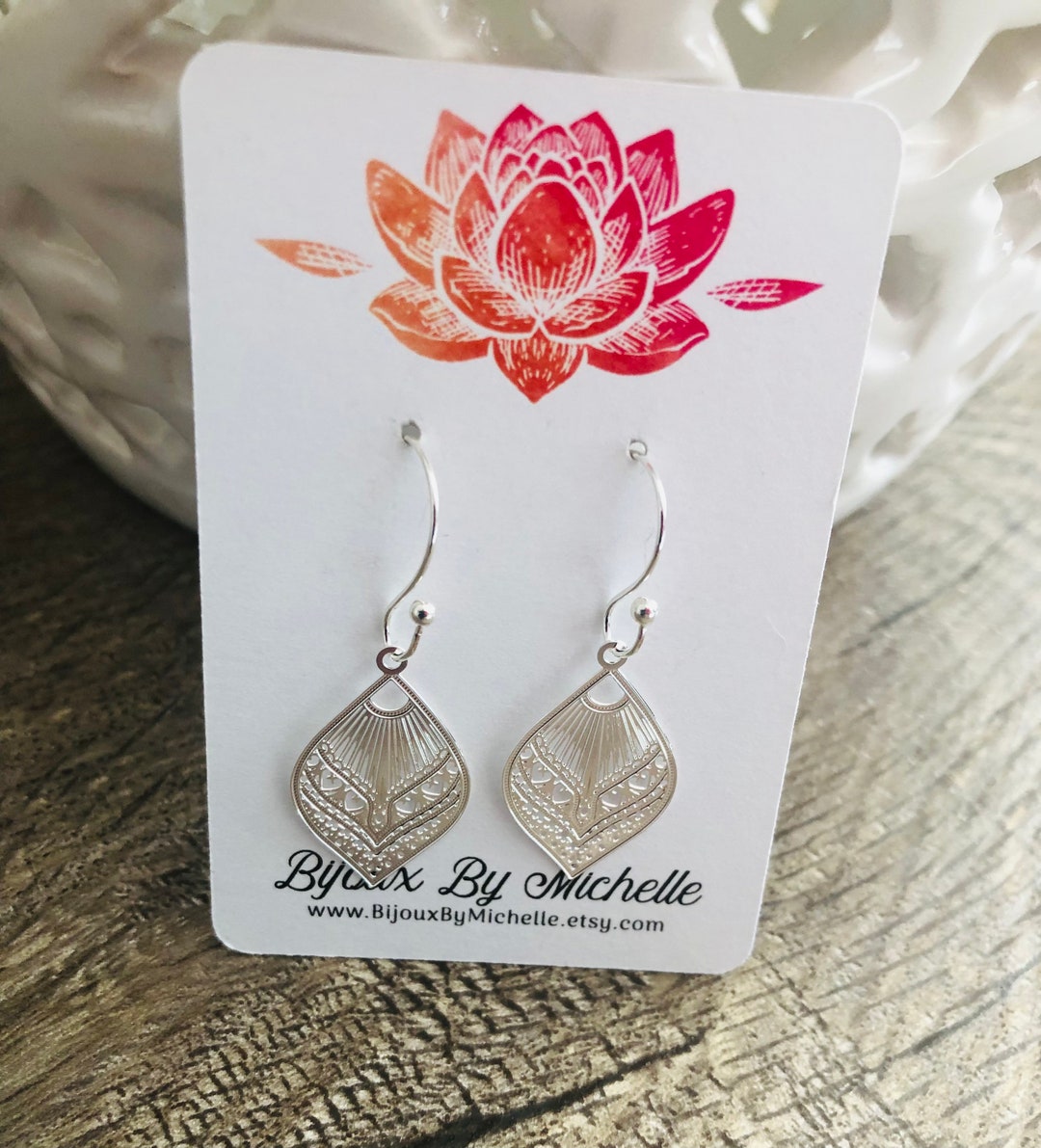 Small Fan Filigree Earrings,small Filigree Earrings,gold Filigree ...