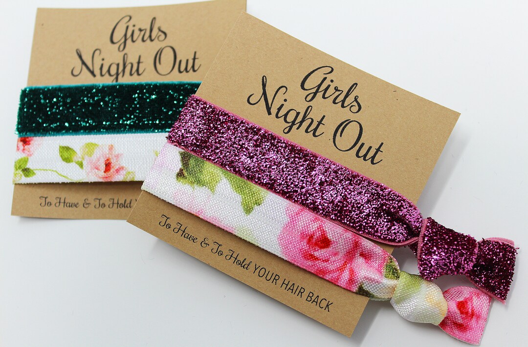 Corbatas para el cabello de girls night out, despedidas de soltera ...