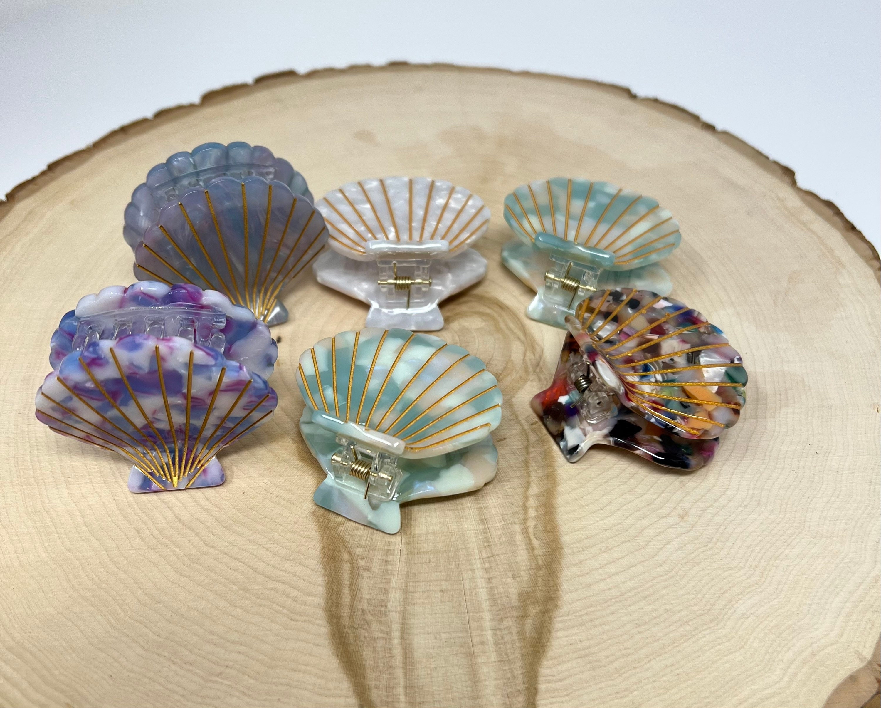 Seashell Hair Claw Clipcreative Women Hair - Etsy