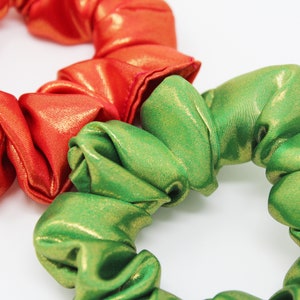 Holographic Hair Scrunchies, Hair Scrunchy, Christmas, Hair Ties, Top ...