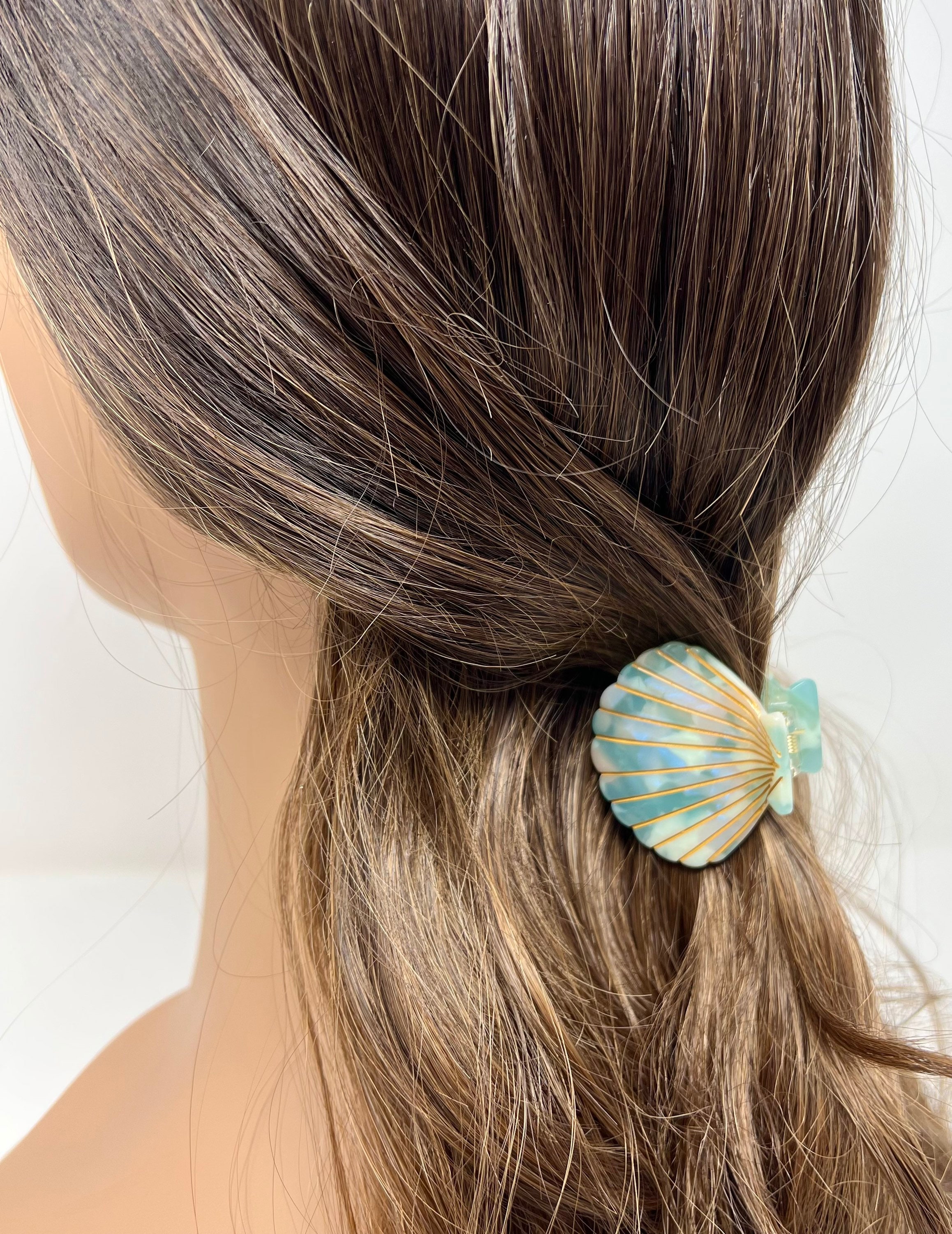 Seashell Hair Claw Clip,creative Women Hair Accessories,tortoises Shell ...
