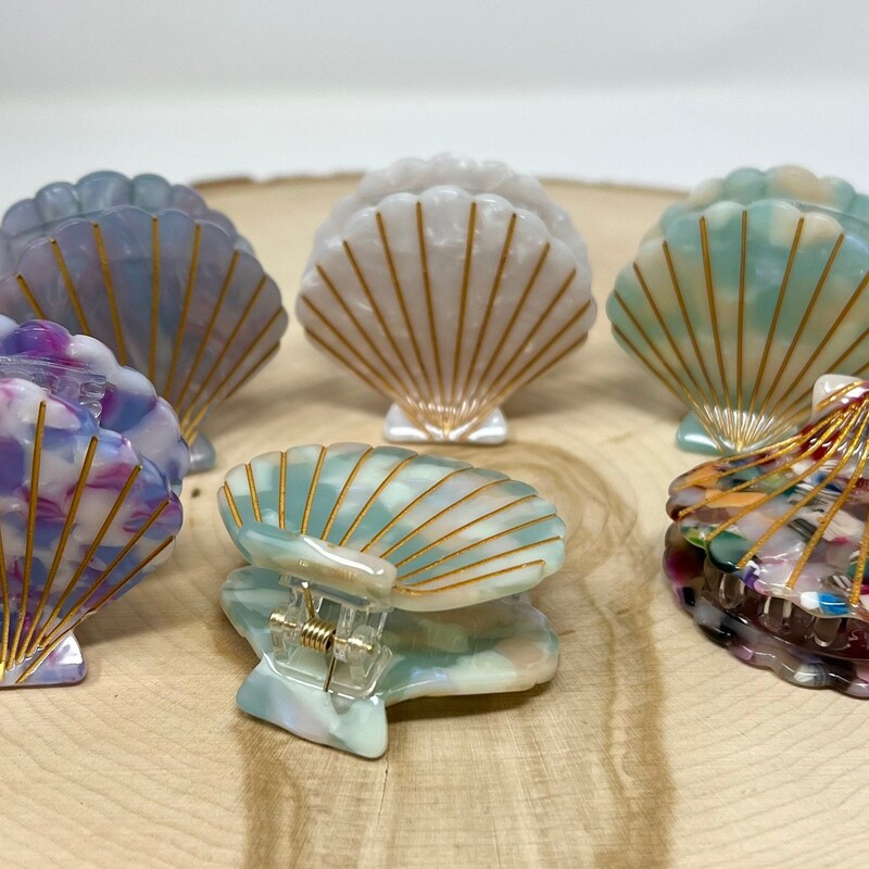 Seashell Hair Clip - Etsy