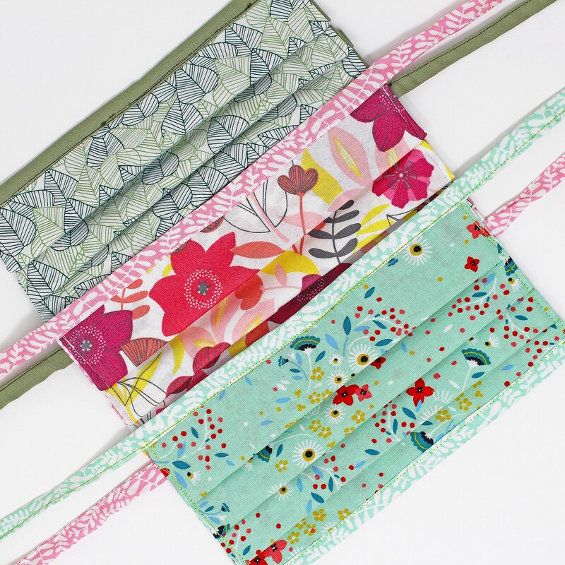 Tie Back Face Mask - Etsy