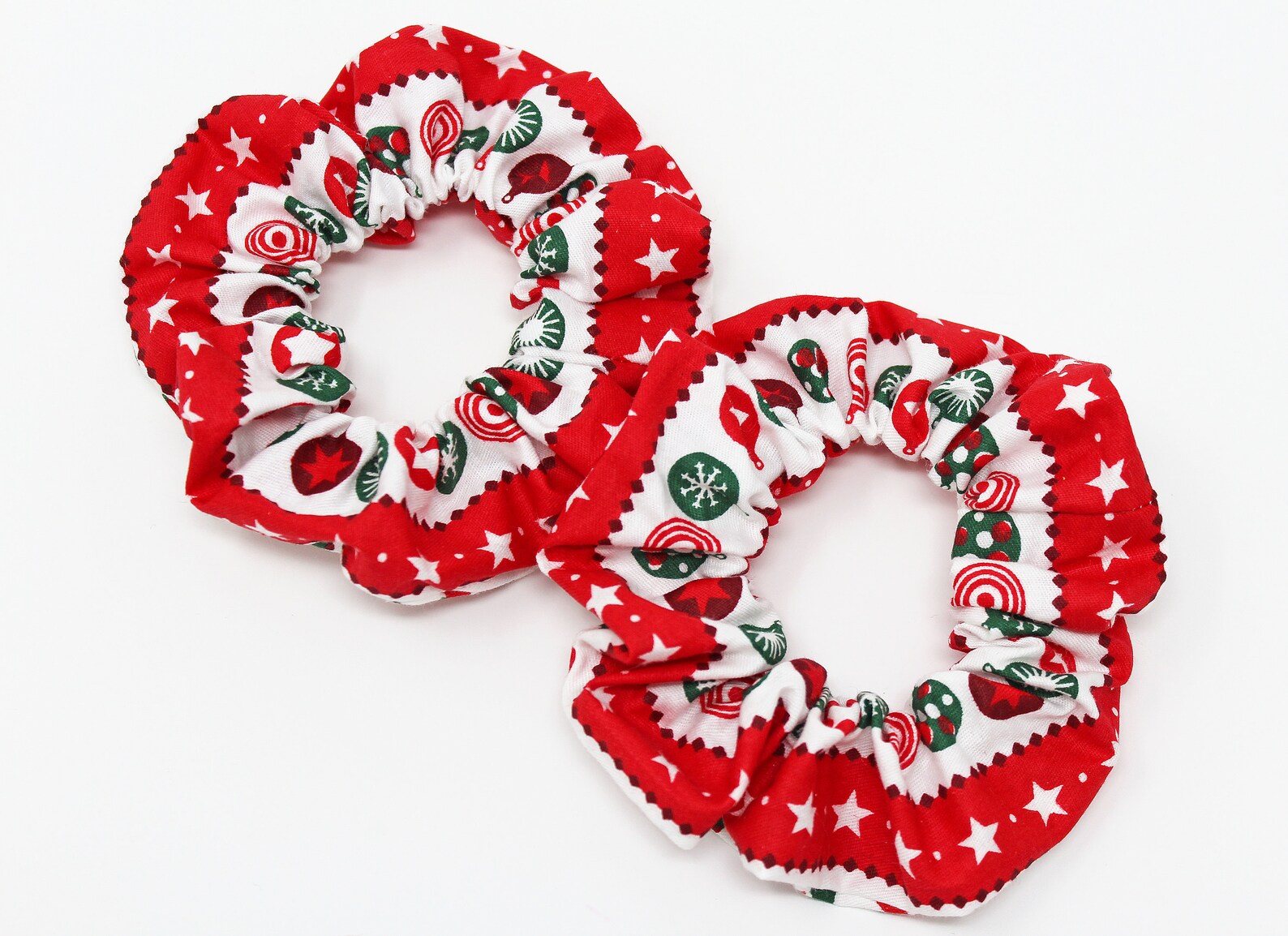 Christmas Hair Scrunchies Holiday Scrunchies Hair Scrunchy | Etsy