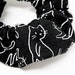 Cat Print Hair Scrunchies, Cotton, Cat Lover Scrunchy, Hair Tie, Gentle ...