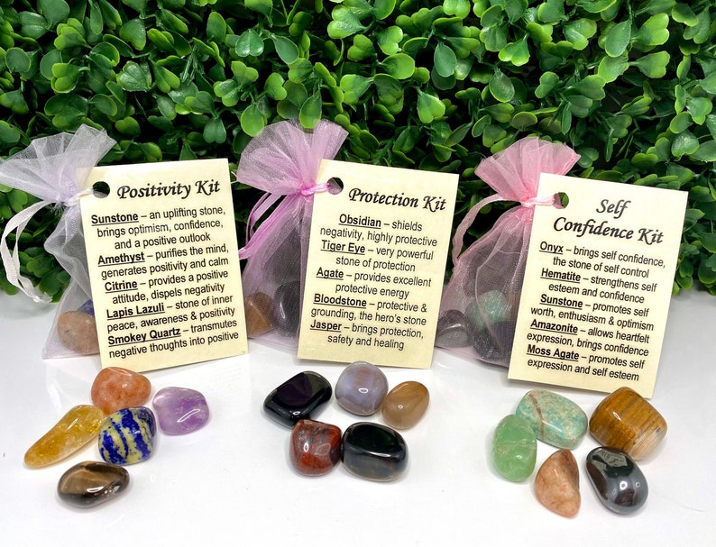 1x Crystal Kits Tumbled Stone Kits Healing Crystal Kits - Etsy