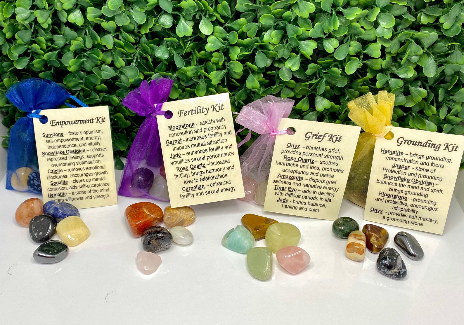 1x Crystal Kits, Tumbled Stone Kits, Healing Crystal Kits, Gemstones - Etsy