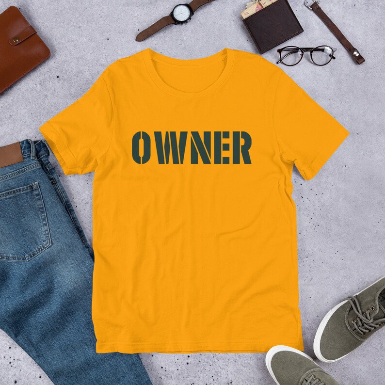 Green Bay Packers OWNER Tee Shirt in Green or Gold - Etsy