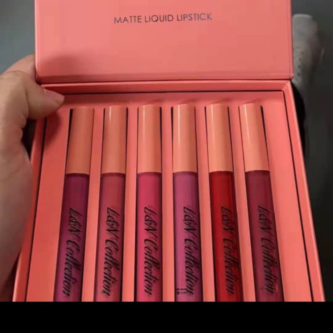 6pcs Matte Liquid Lipstick Makeup Set Waterproof Lip Lasting Wear Non ...