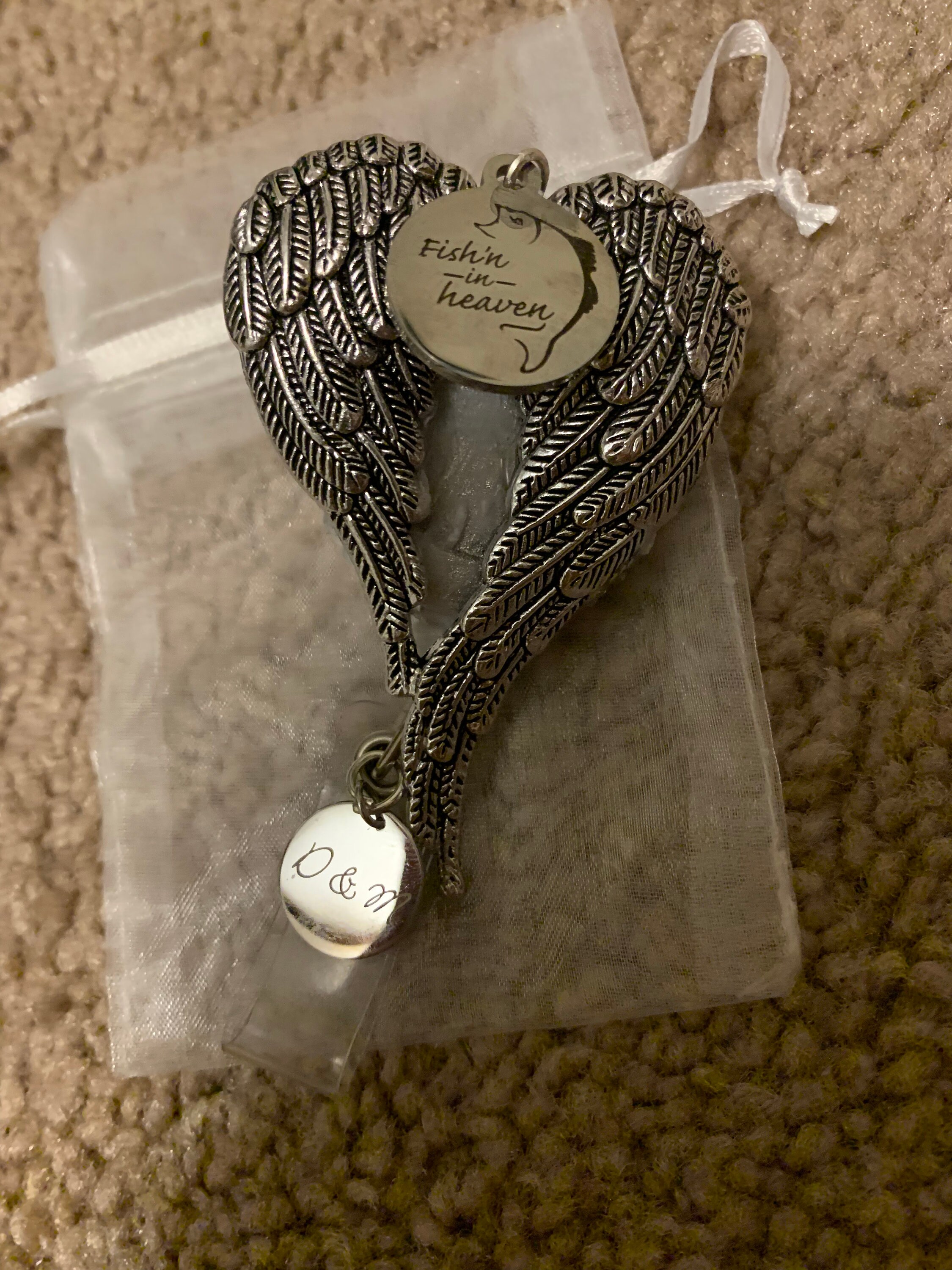 Angel Wings Badge Holder - Etsy