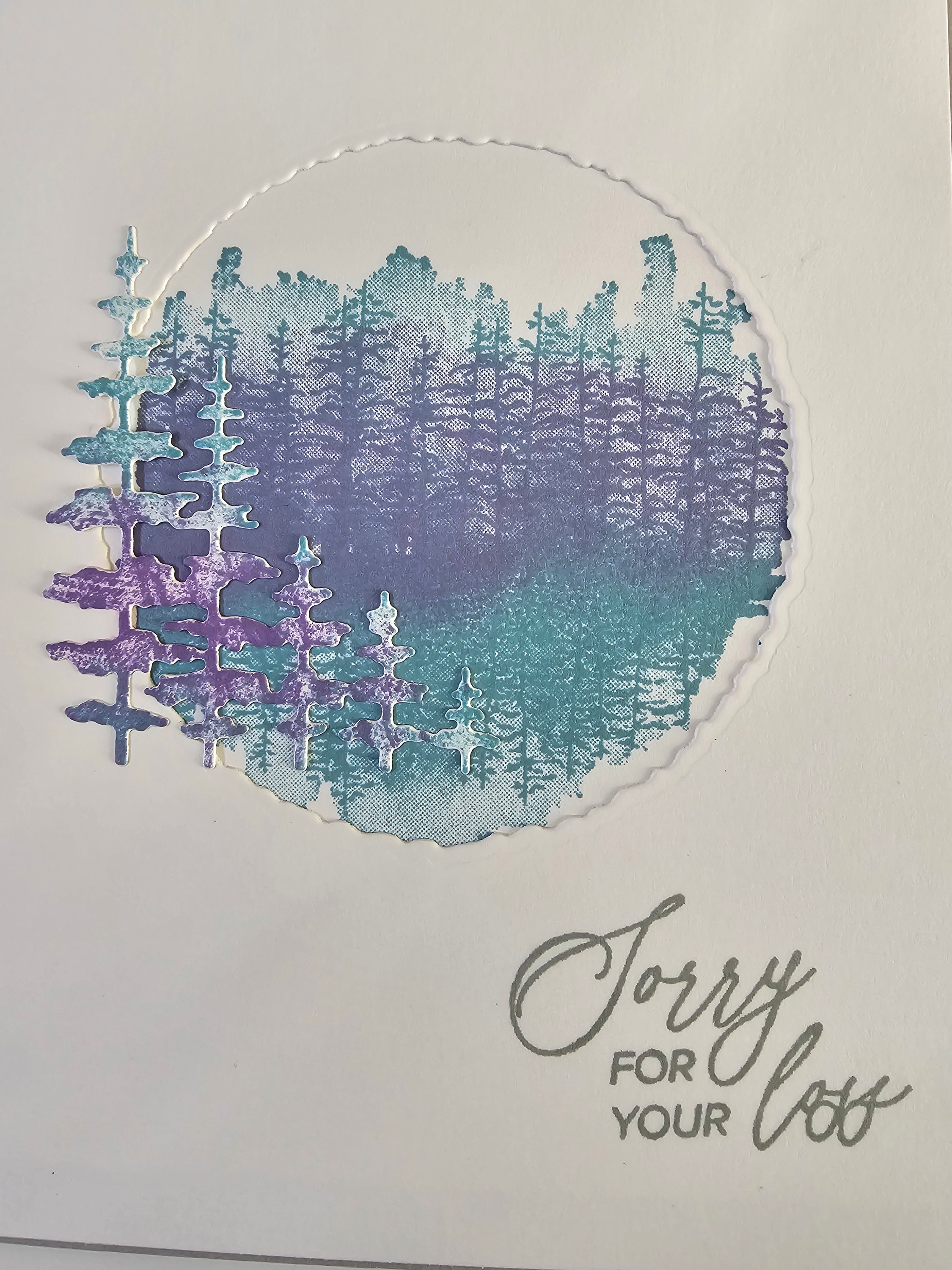 Handmade "sorry for Your Loss" Sympathy Card - Etsy