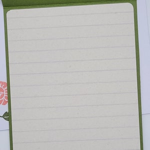 Handmade "hello" Blank Floral Design Note Card - Etsy