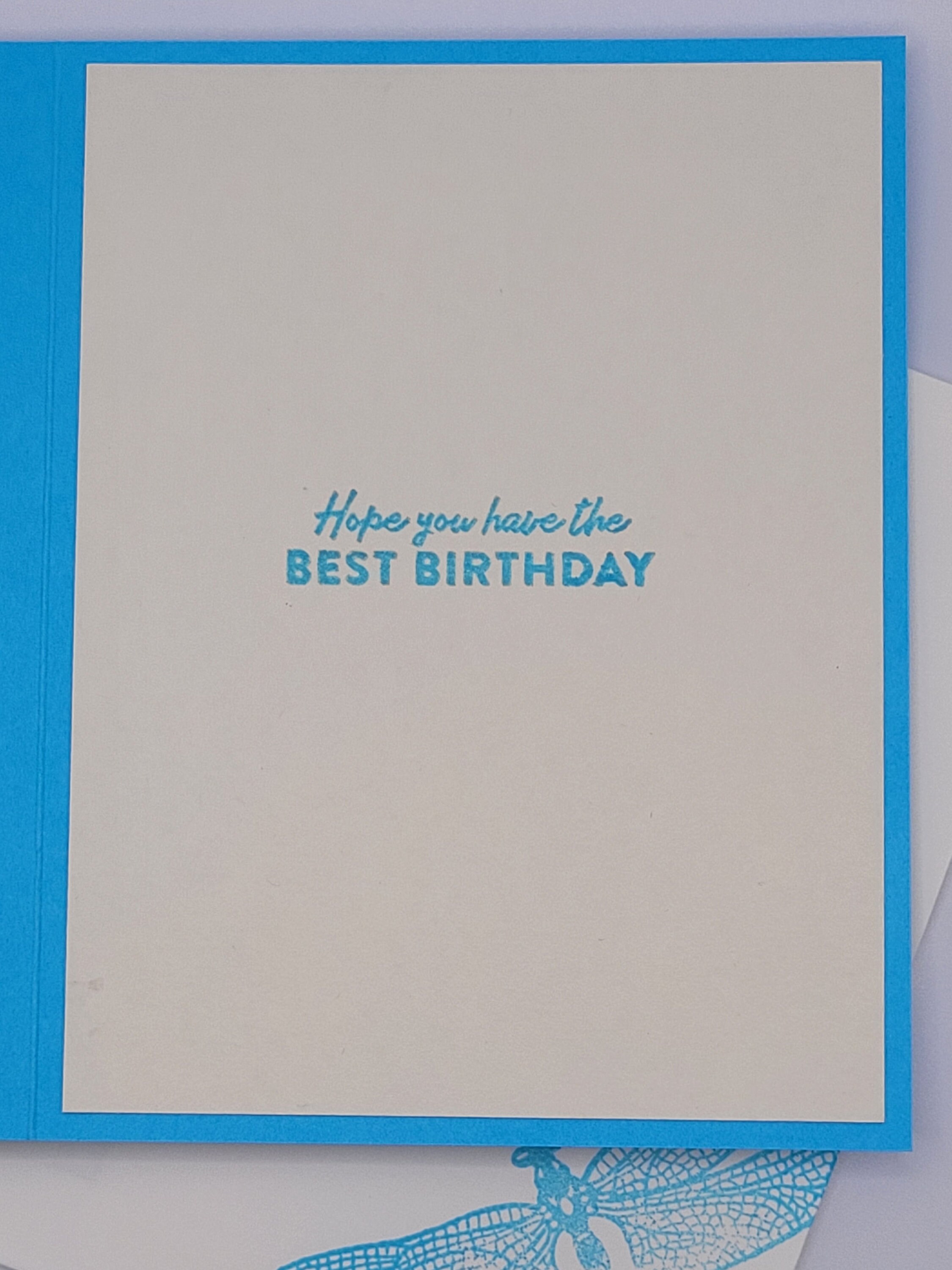 Handmade Dragon Fly Design Birthday Greeting Card - Etsy
