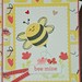 Handmade bee Mine Bumble Bee Valentine's Day Greeting Card - Etsy