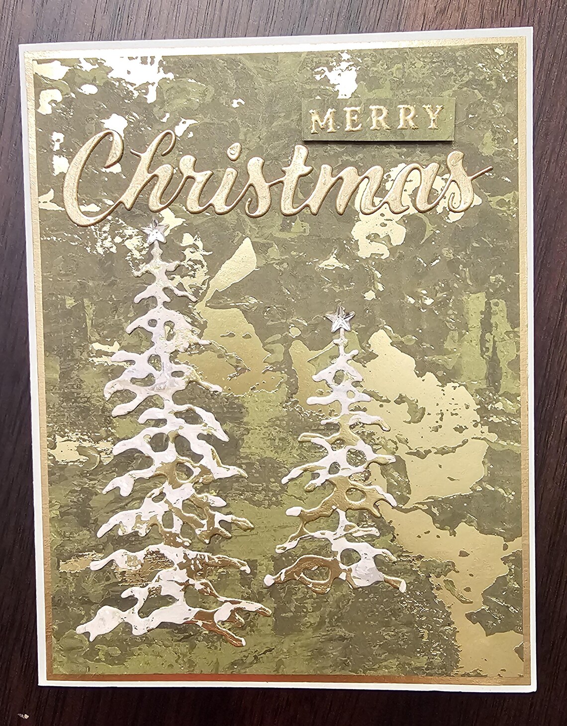 Elegant Look - Gold Accents - Merry Christmas - Handmade Christmas ...