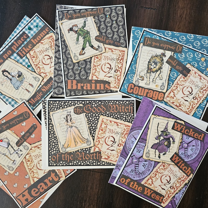 Wizard of Oz Card - Etsy