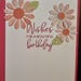 Floral, Happy Birthday Stem Handmade Birthday Greeting Card - Etsy